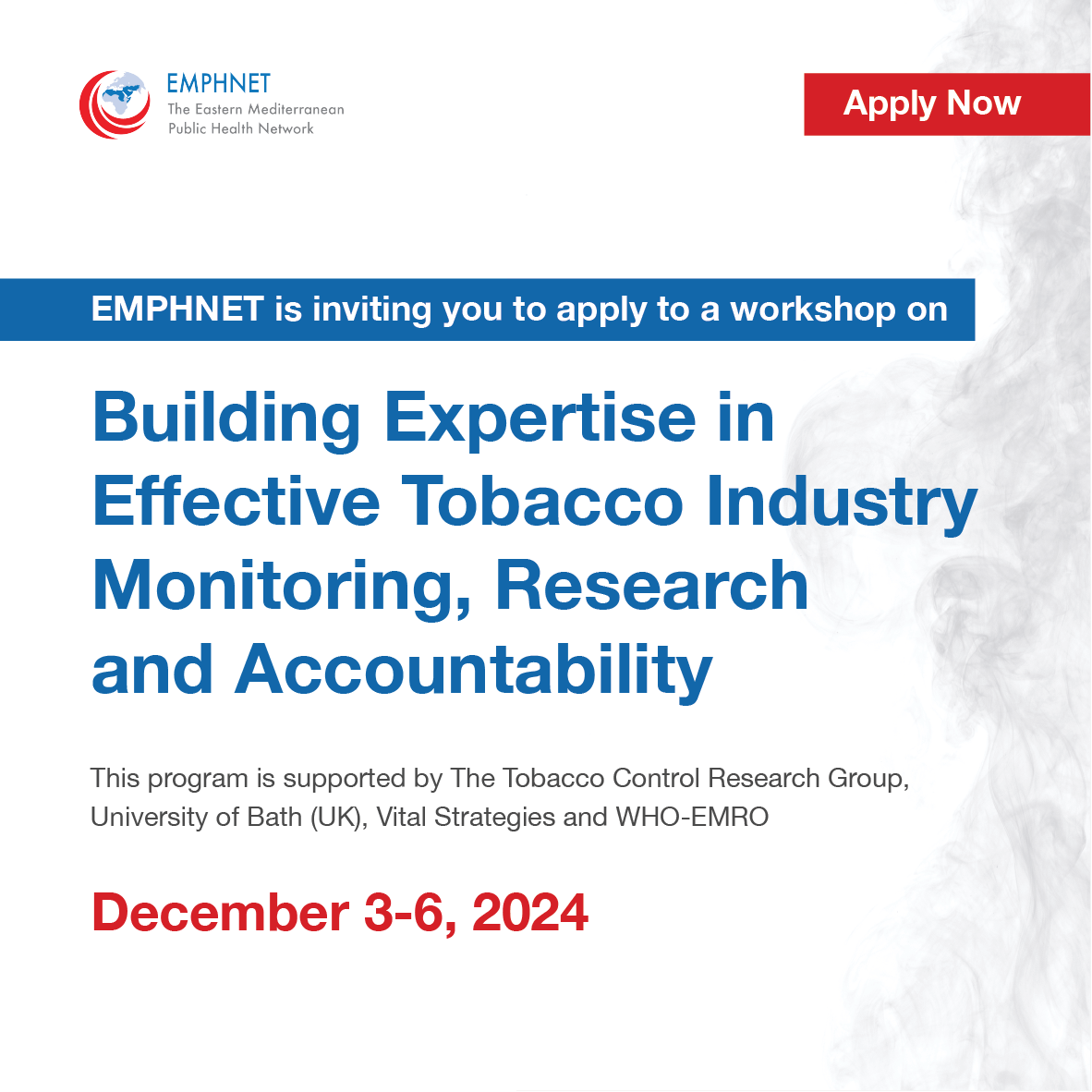 EMPHNET: Workshop Announcement: Building Expertise in Effective Tobacco ...